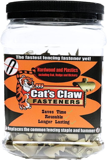 Cat's Claw 1.5" Fasteners Fence Fastening System