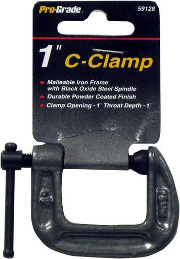 Pro-Grade 1"x 1" C-Clamp