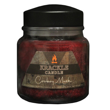 Krackle Cowboy Musk 16oz Candle