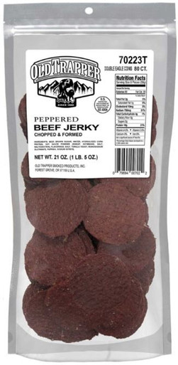 Old Trapper Peppered Beef Jerky Chopped & Formed, 21 oz.