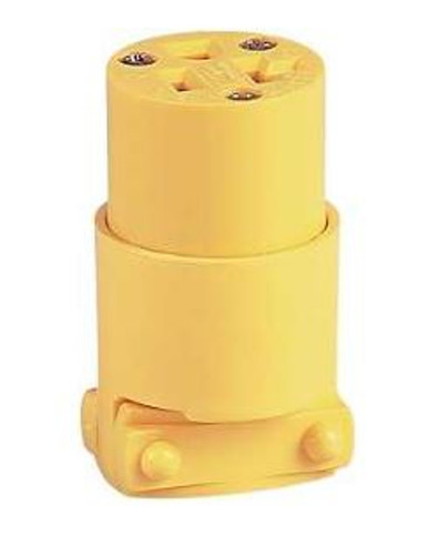 Eaton Wiring Devices 20A 125V Yellow Electrical Connector