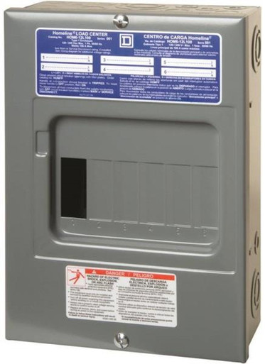 Homeline Square D Load Center 100 Amp-HOM612L100SCP