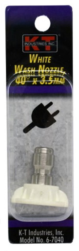 KT Industries White Wash Nozzle 40 Degree X 3.5MM