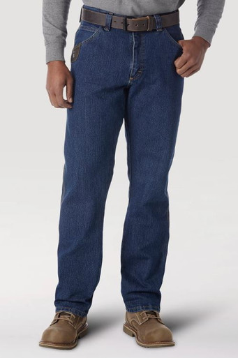 Wrangler Mens Riggs Workwear Advanced Comfort Five Pocket Mid St