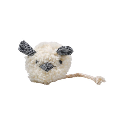 Main St. Pet Plush Round Mouse Crinkle Cat Toy