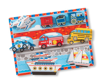 Vehicles Chunky Puzzle - 9 Pieces