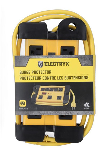 Electryx 6 FT. 8-Outlets Surge Protector Strip with Cord
