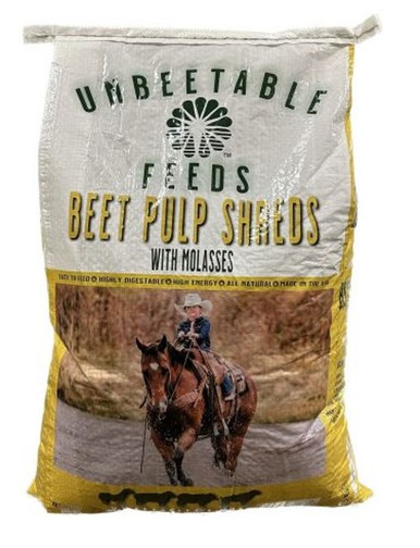 UNBEETABLE FEEDS Beet Pulp Shreds with Molasses - 30 LB Bag