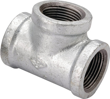 ProSource 11A-1/4G Pipe Tee, 1/4 in, FIPT, Malleable Steel, SCH 40 ...