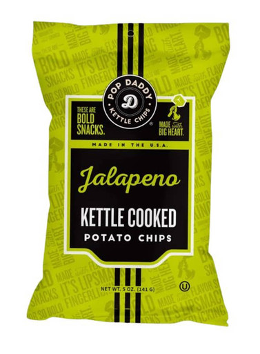 Pop Daddy Jalapeno Kettle Cooked Potato Chips