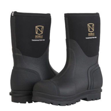 Noble Outfitters Mens Black Muds Taskmaster Mid