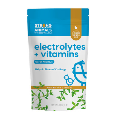 Strong Animals Electrolytes + Vitamins For Chickens - .20 oz. Pack