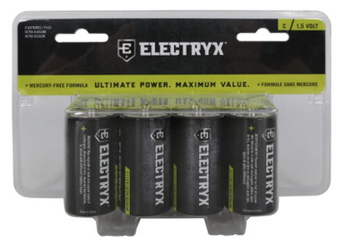 Electryx C / 1.5 Volt Ultra Alkaline Batteries-8 Pack