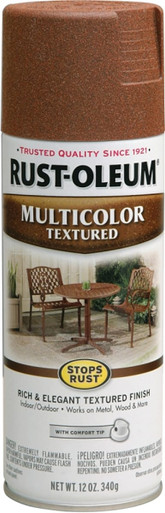 Rust-Oleum 239122 Spray Paint Textures, Textured, Rustic Umber, 12 oz, Can