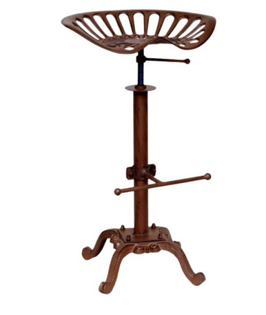 LivingScape Adjustable Tractor Seat Bar Stool