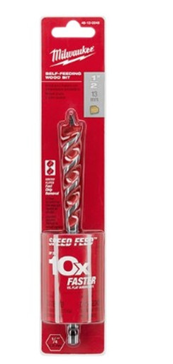 Milwaukee Speed Feed Wood Bit 1/2X6