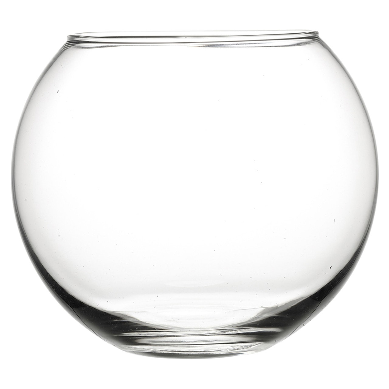 Large Round Glass Vase Fish Bowl