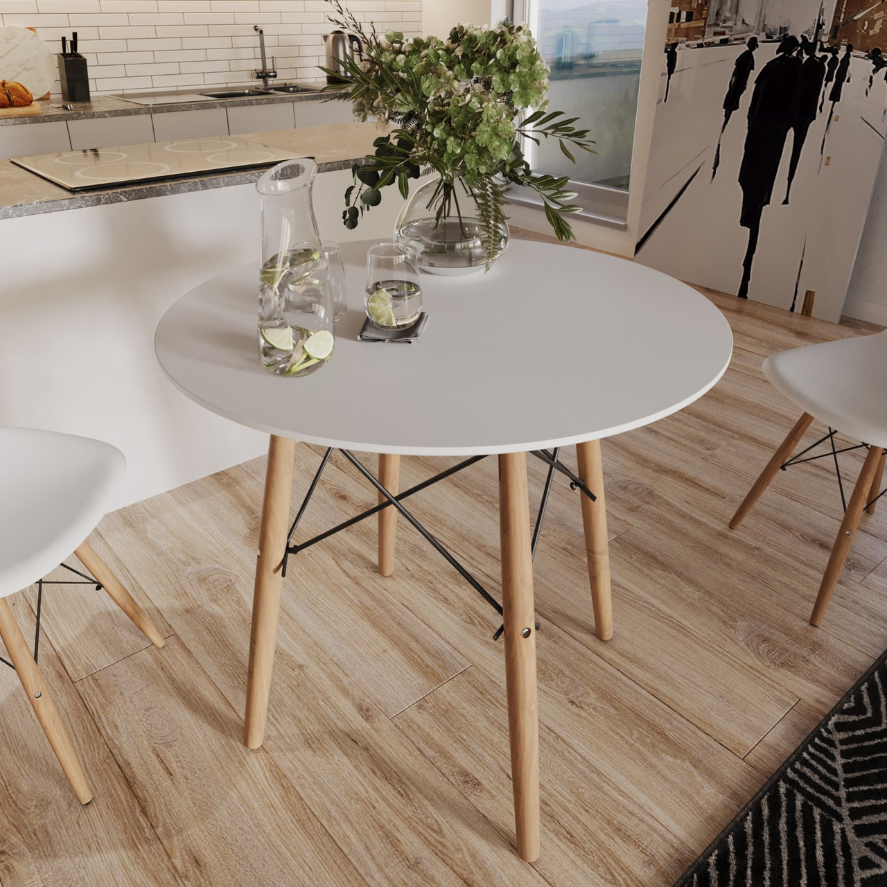 Scandi Style Round Table