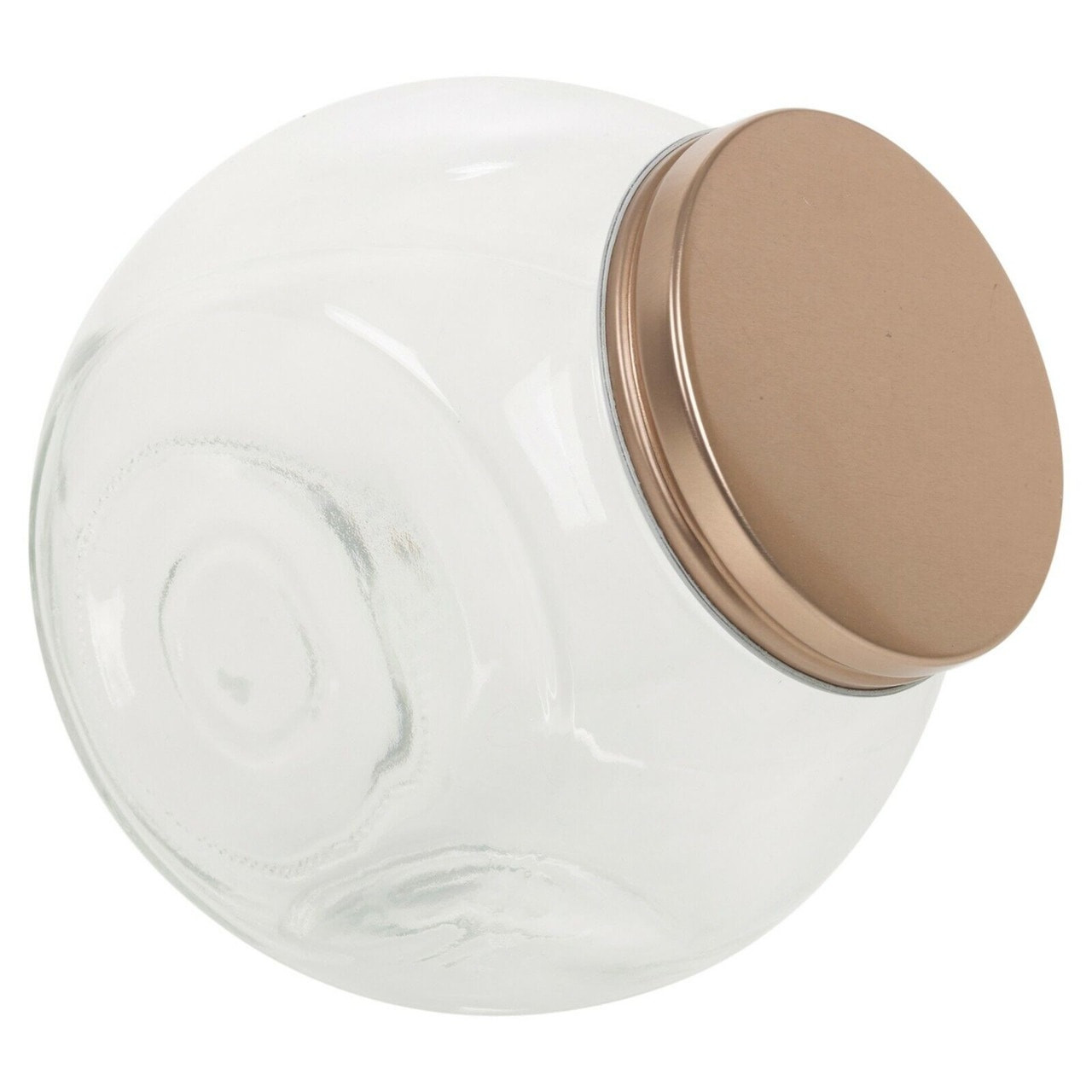 1.6L Hermetic Candy Jar with Copper Colour Lid