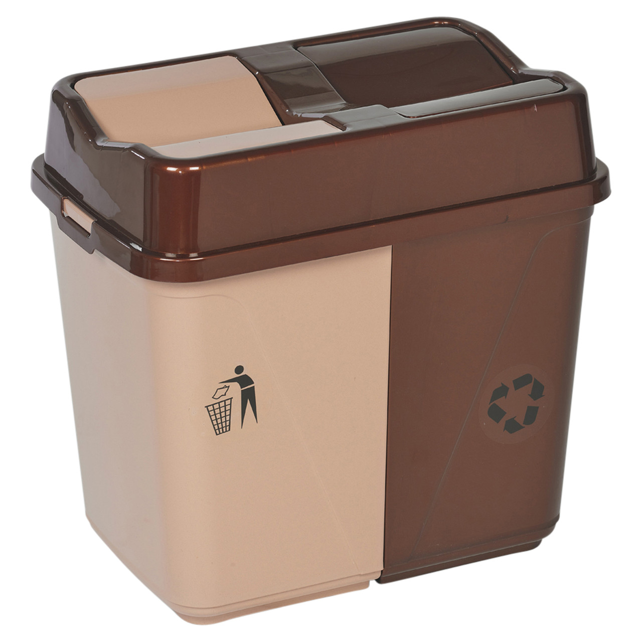 40L Duo Recycling Bin with Base Connectors