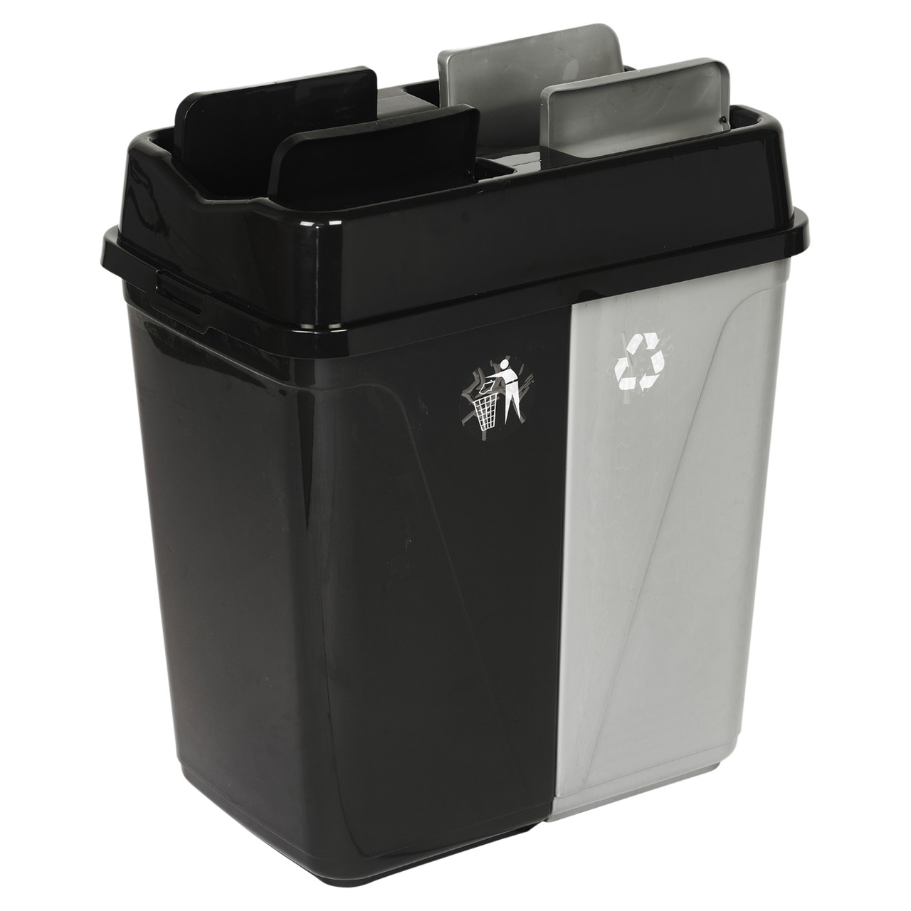 60L Duo Recycling Bin with Base Connectors