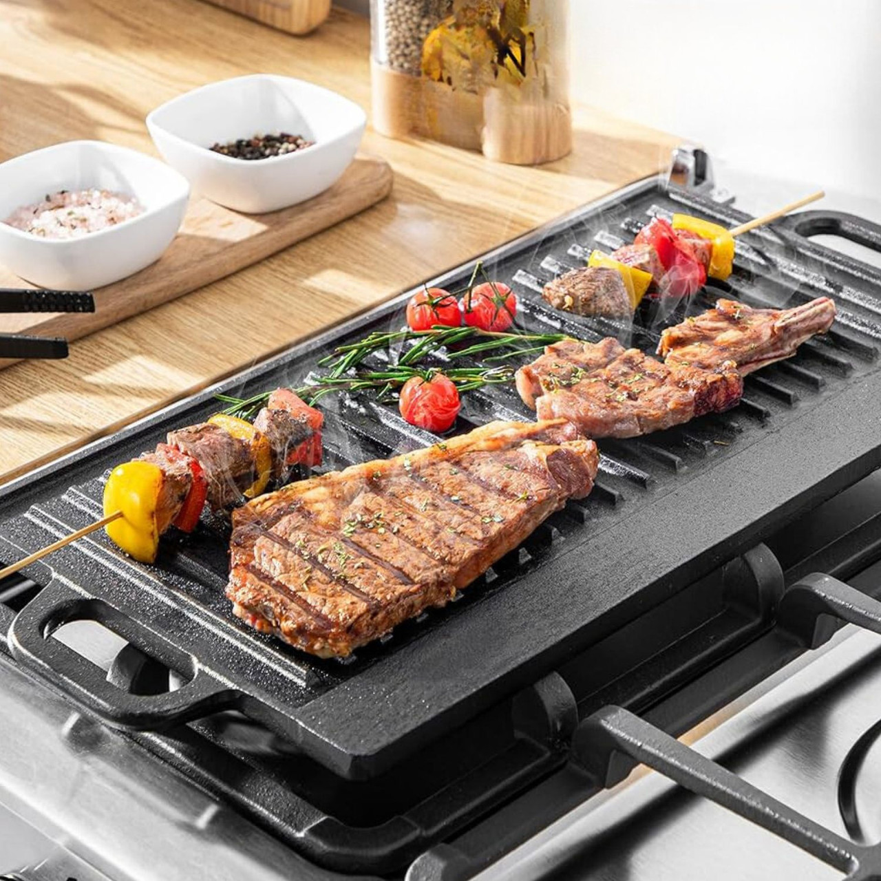 2 Handles Rectangular Griddle