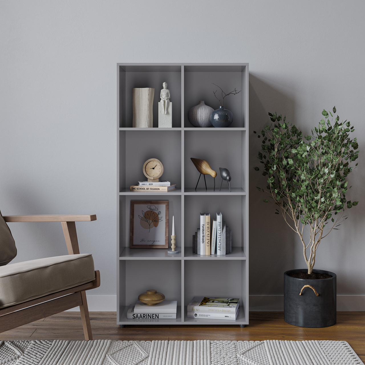 8-Cube Shelving Unit - Tall