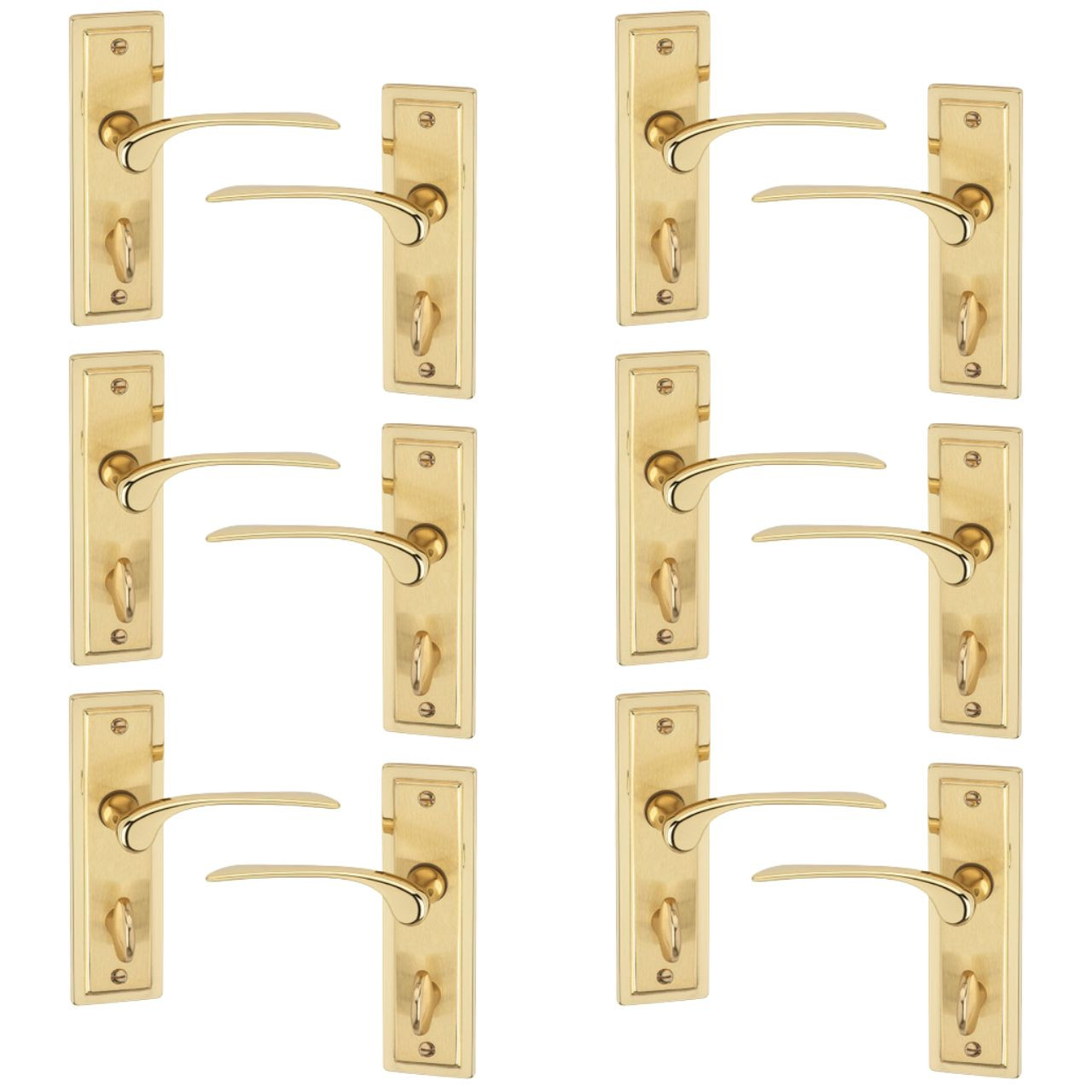 URFIC Como Dual Lever Door Handles - Urbnliving