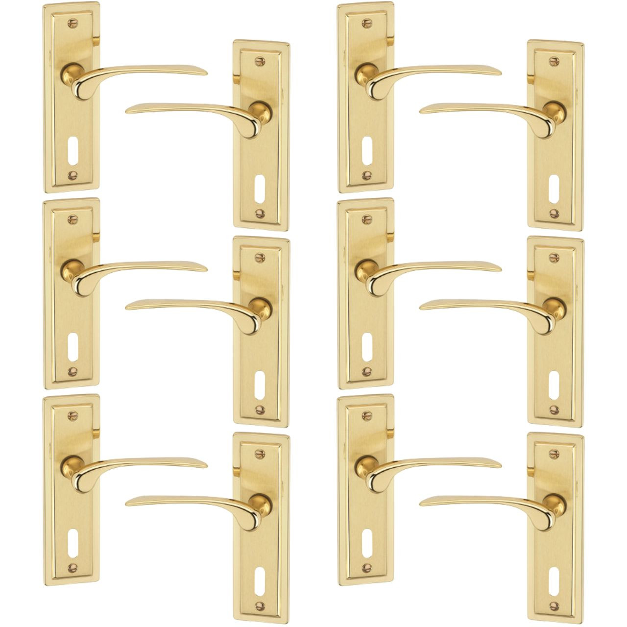 URFIC Como Dual Lever Door Handles - Urbnliving