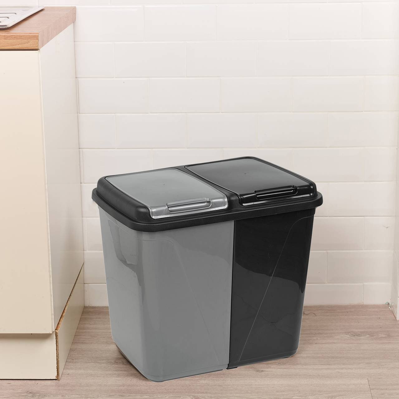 90L Colormatic Double Recycling Bin