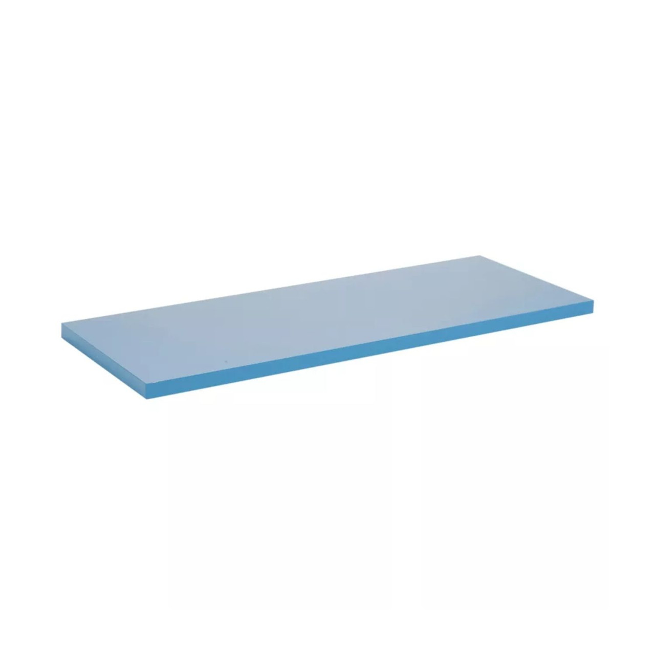 Small Wooden Wall Mounted Floating Shelves with 2 Brackets - 60x23.5cm