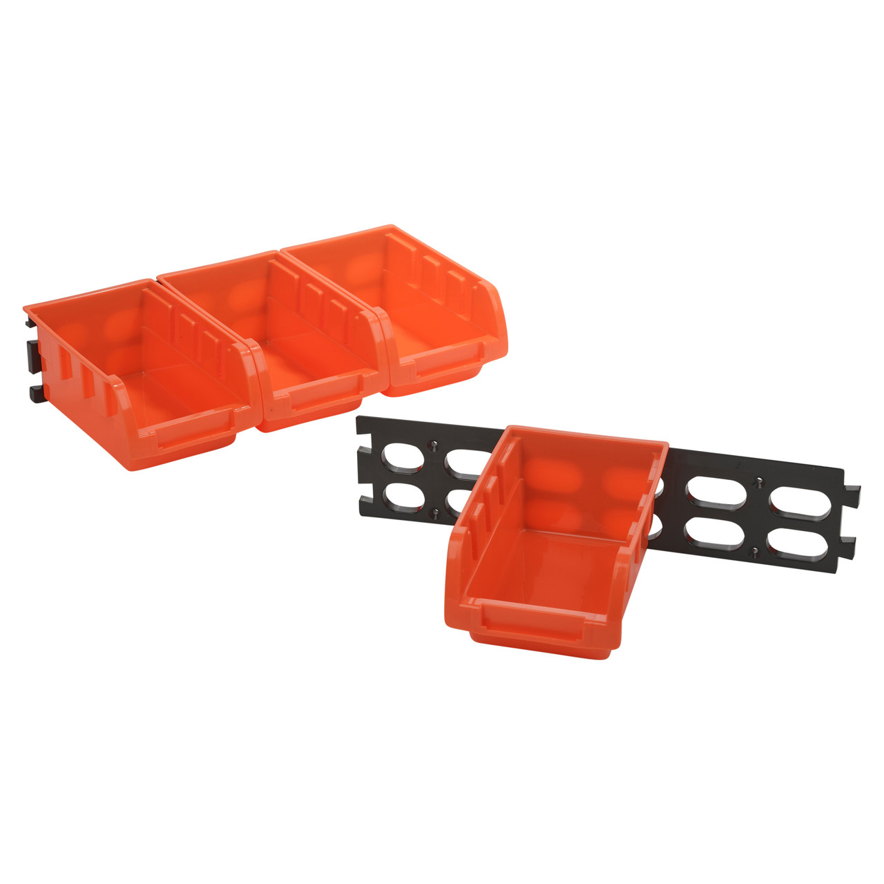 Stackable Tool Storage Bins & Racks