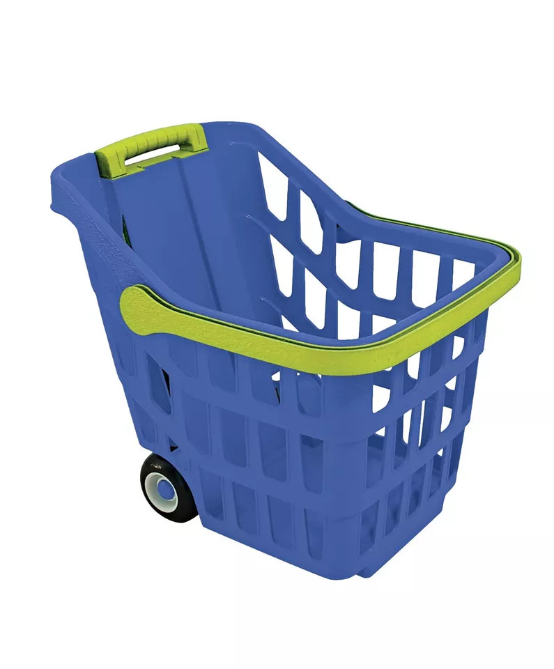 Kids Plastic Shopping Trolley Cart