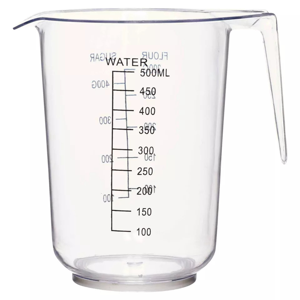 3-Pc Clear Plastic Measuring Jug Set