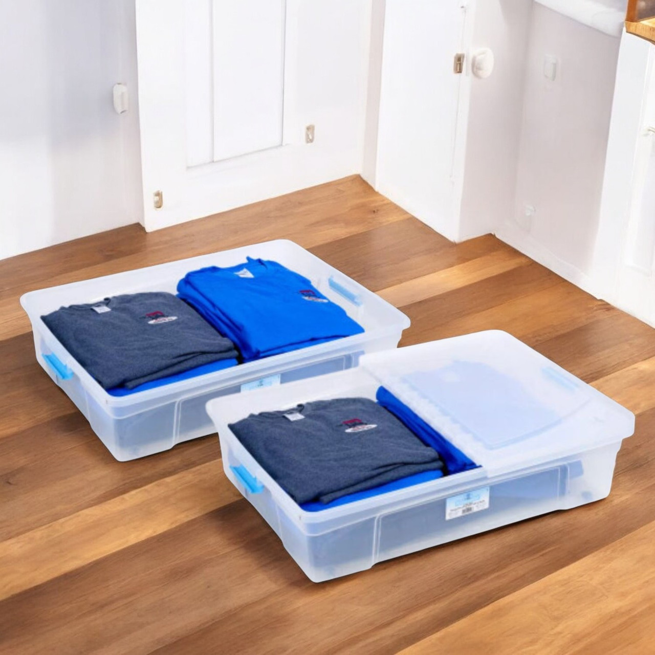 80L Large Stackable Plastic Storage Box