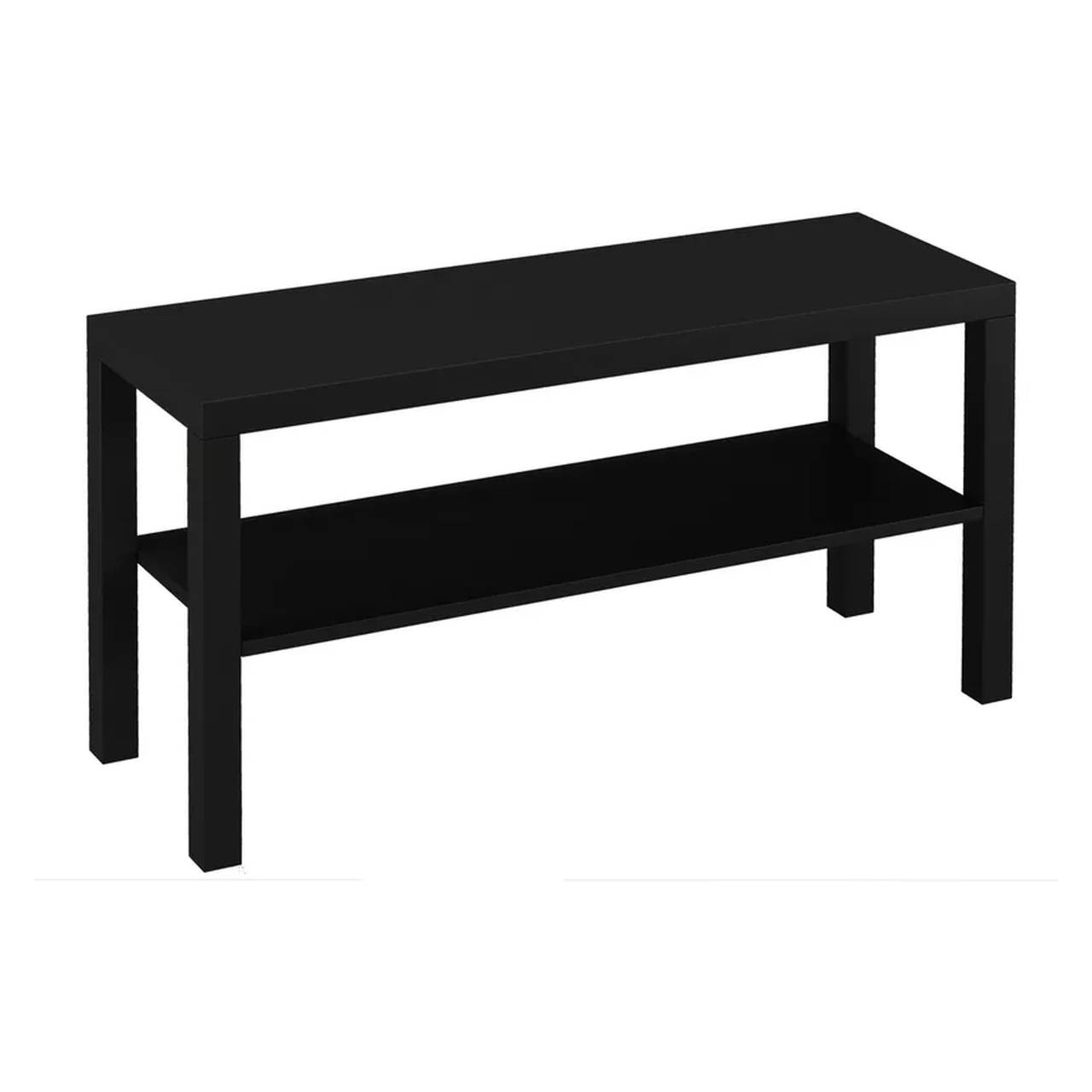 2-Tier Wooden TV Bench & Storage Unit