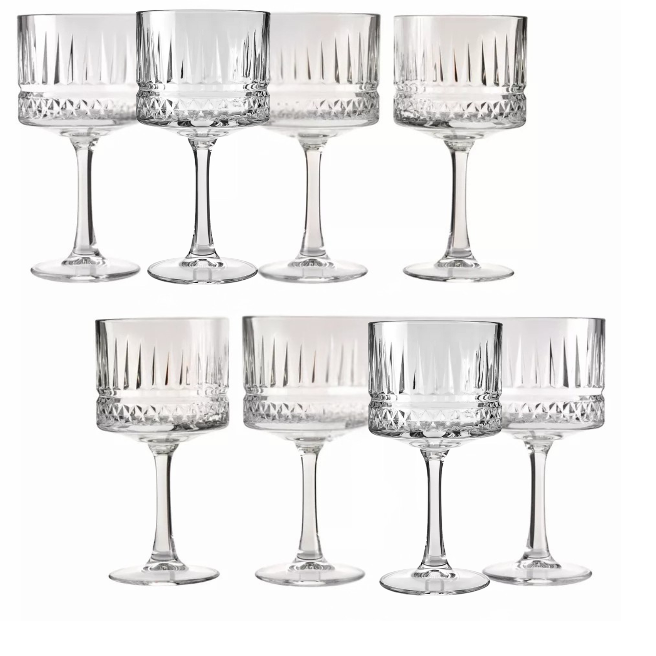 Pasabahce Large Stemmed Cocktail Glasses Set - 500ml