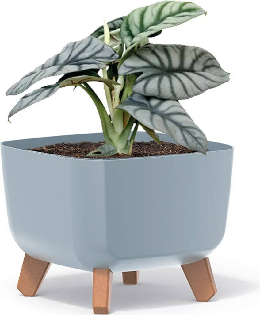 30cm Square Planter Flower Pot with Legs