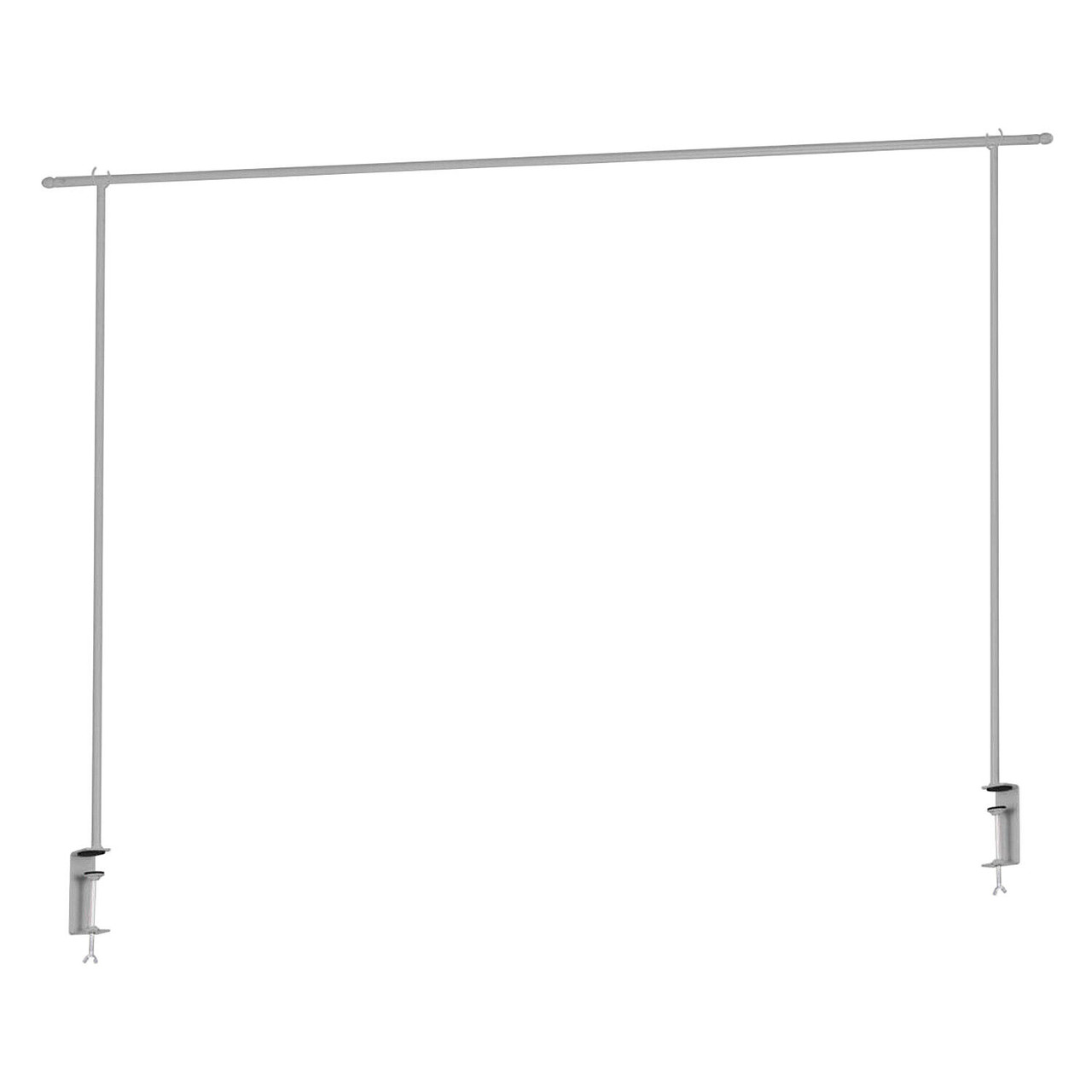 Metal Hanging Over table Display Rod with Clamp