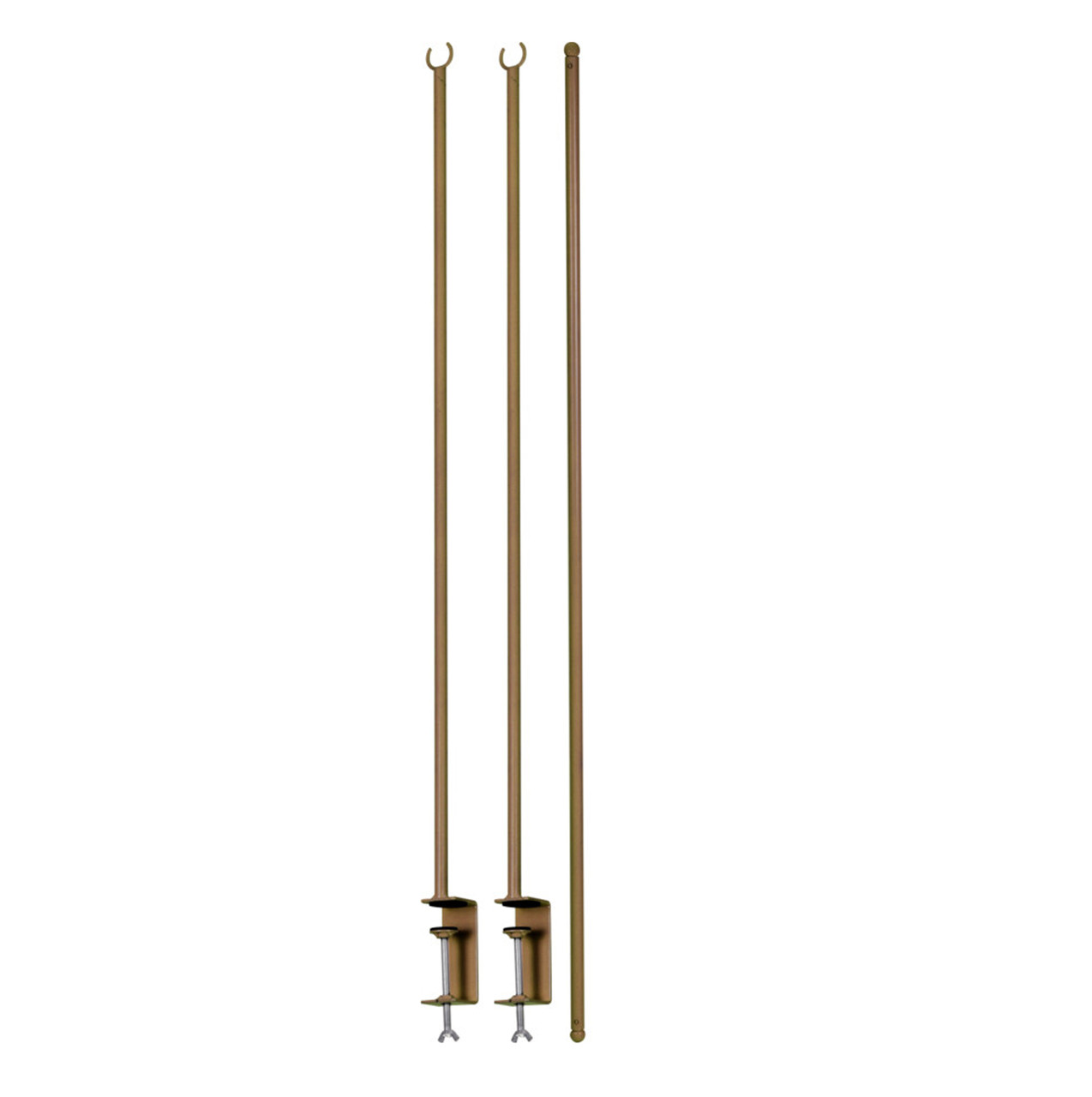 Metal Hanging Over table Display Rod with Clamp
