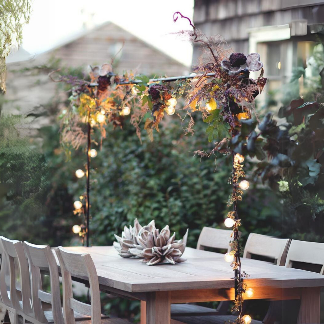 Metal Hanging Over table Display Rod with Clamp