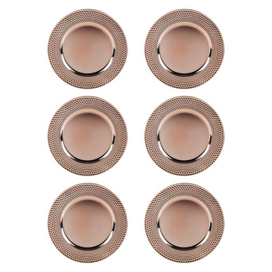 Geo Gloss Charger Plates