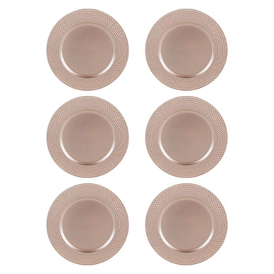 Geo Matt Charger Plates