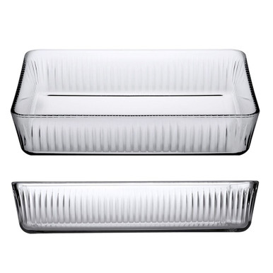Pasabahce Glass Rectangular Serving Tray