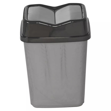 10L Plastic Waste Recycling Bin With Butterfly Lid
