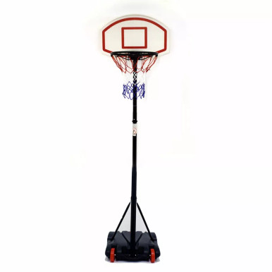 Dunlop Adjustable Portable Basketball Hoop Set with Wheels