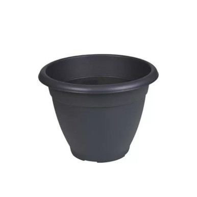 Black Small Round Pot - 22x30x30cm