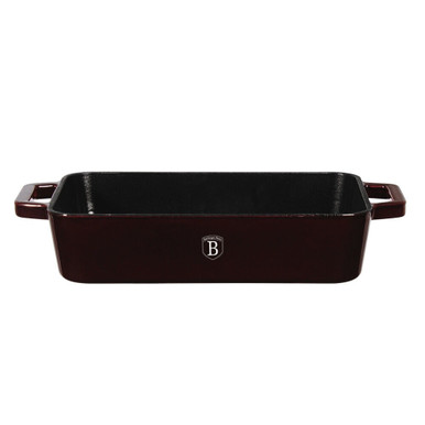 Berlinger Haus Cast Iron Burgundy Rectangle Casserole
