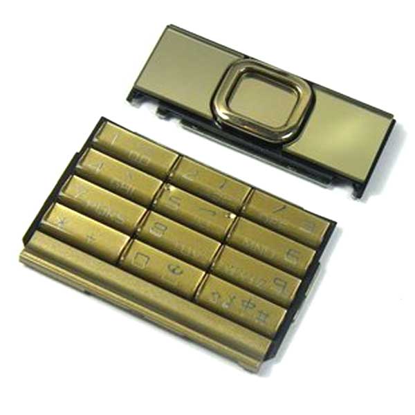 a full set of Keypads Original for Nokia 8800 Gold Arte - Parts4repair.Com