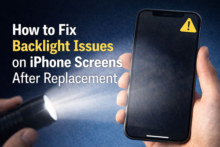 How to Fix Backlight Issues on iPhone Screens After Replacement ...